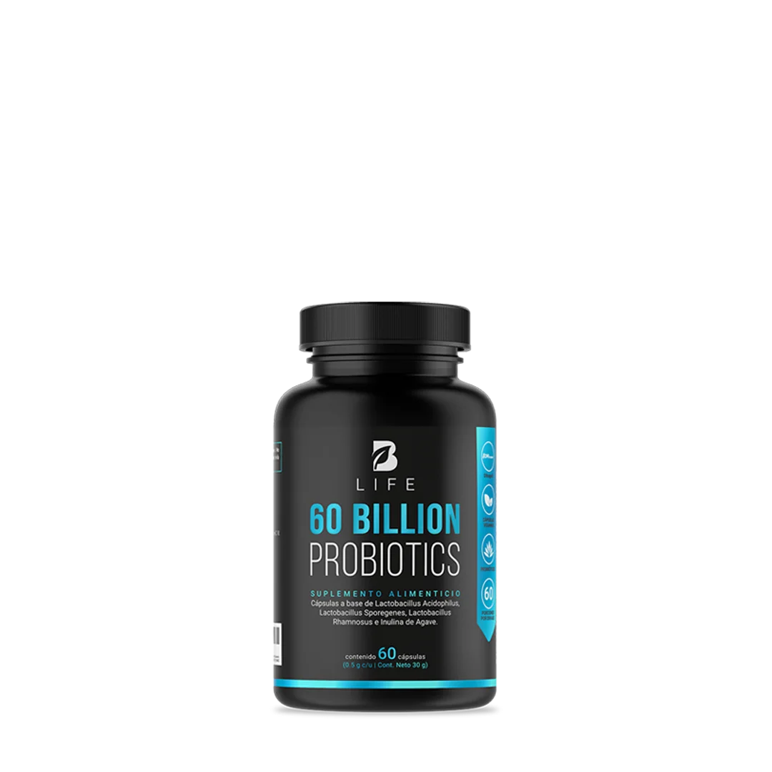 B LIFE 60 BILLION PROBIOTICS 60 CAPS – Be-FitnessMX