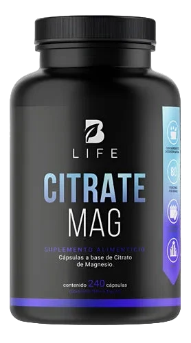 B LIFE CITRATE MAG 240 CAPS – Be-FitnessMX