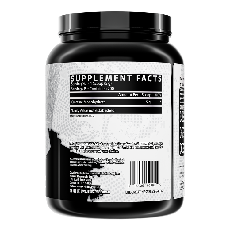 NUTREX CREATINA 200 SERV – Be-FitnessMX