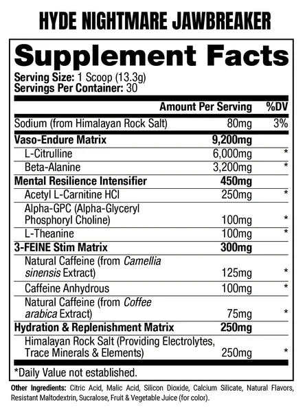 HYDE NIGHTMARE 30 SERV – Be-FitnessMX