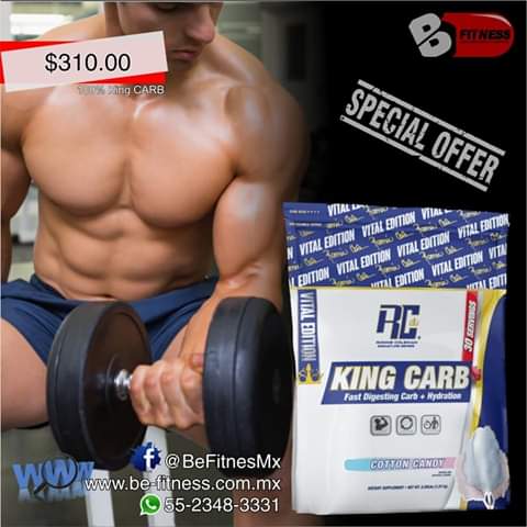 KING CARB 2.2LB – Be-FitnessMX